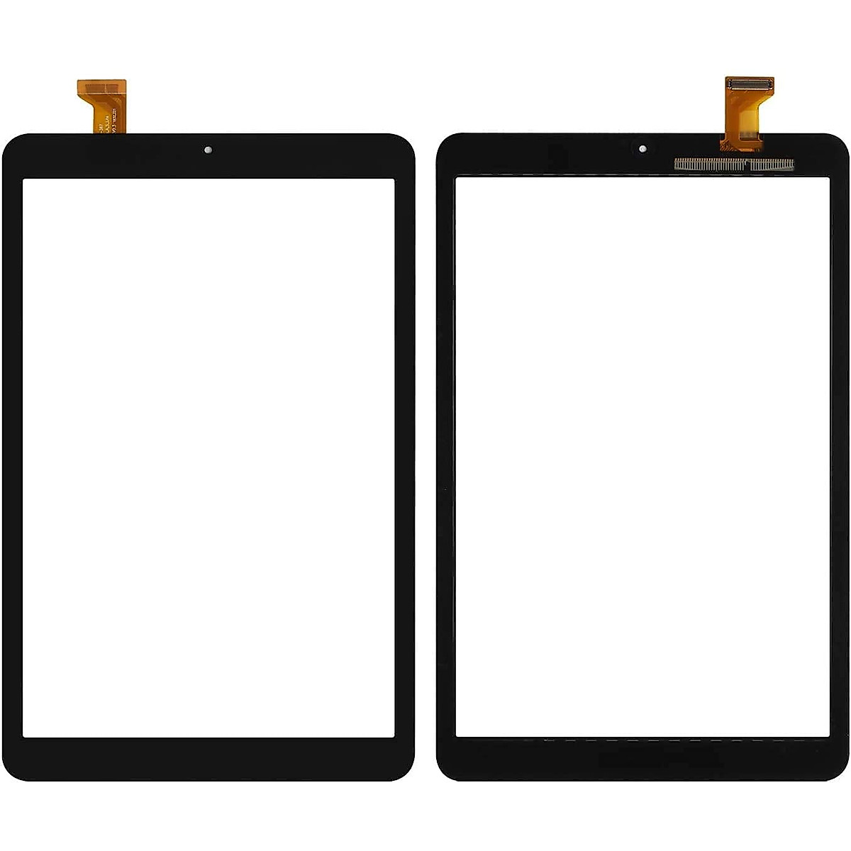 Black Touch Digitizer Screen Replacement (NO LCD) for Samsung Galaxy Tab A 8.0 2018 SM-T387 SM-T387T SM-T387V with pre-Installed adhedsive and Tools
