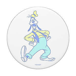 Disney Goofy Neon Standing Pose Leg Out PopSockets PopGrip: Swappable Grip for Phones & Tablets