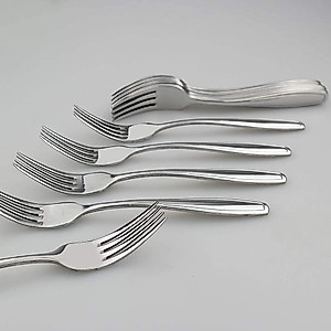 Pekky Stainless Steel Dinner Fork Set, 7.8-INCH, Set of 12