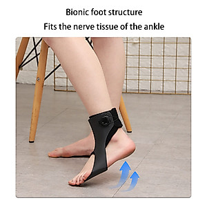 WILLQ Foot Drop Orthosis Ankle Foot Orthosis for Ankle Mobility Aid for Dorsiflexion Movement Left and Right Support for Drop Foot Nerve Injury Relieve Pressure Recreates Natural Gait,Right,Small