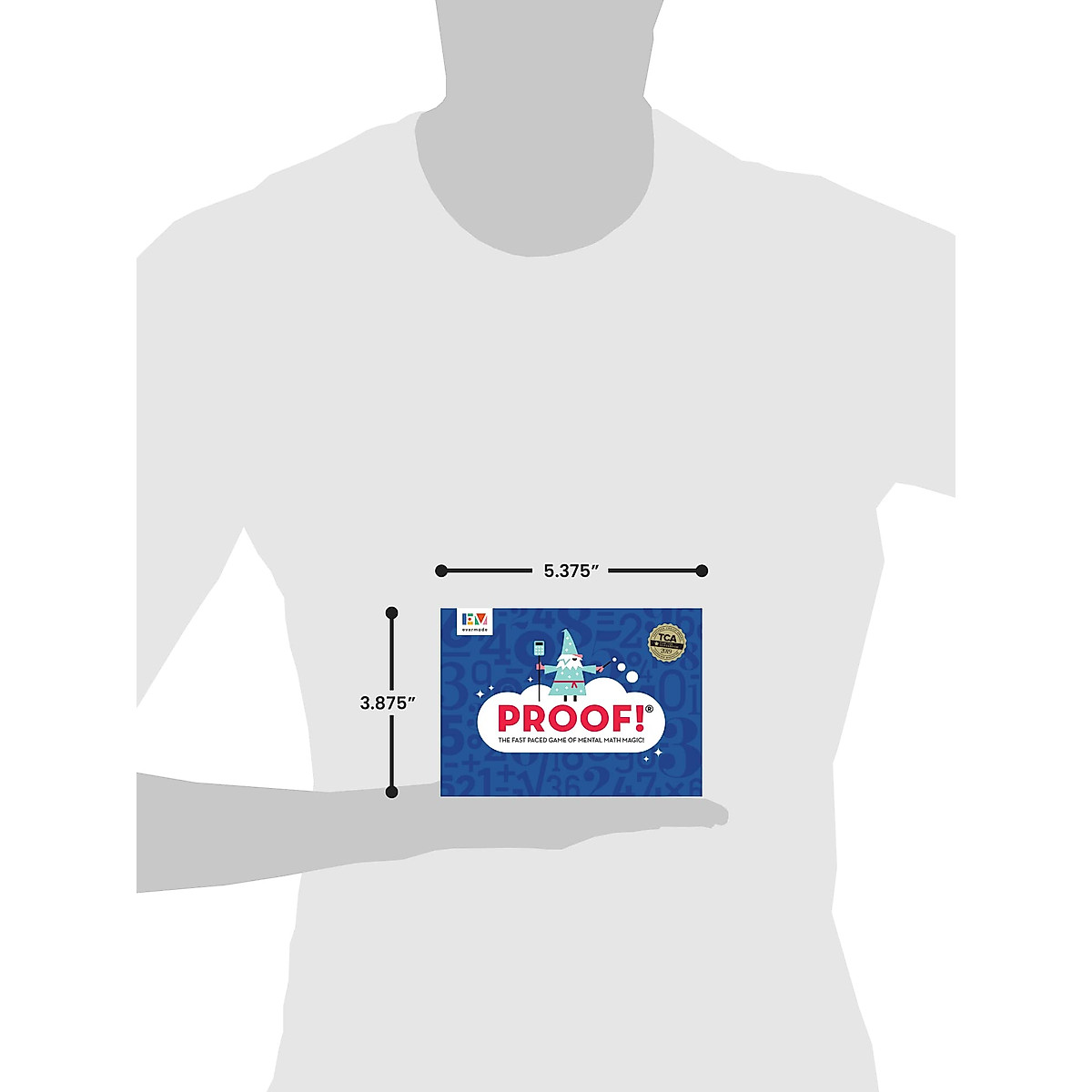 Proof! Math Game - The Fast Paced Game of Mental Math Magic - Teachers’ Choice Award Winning Educational Game, Ages 9+