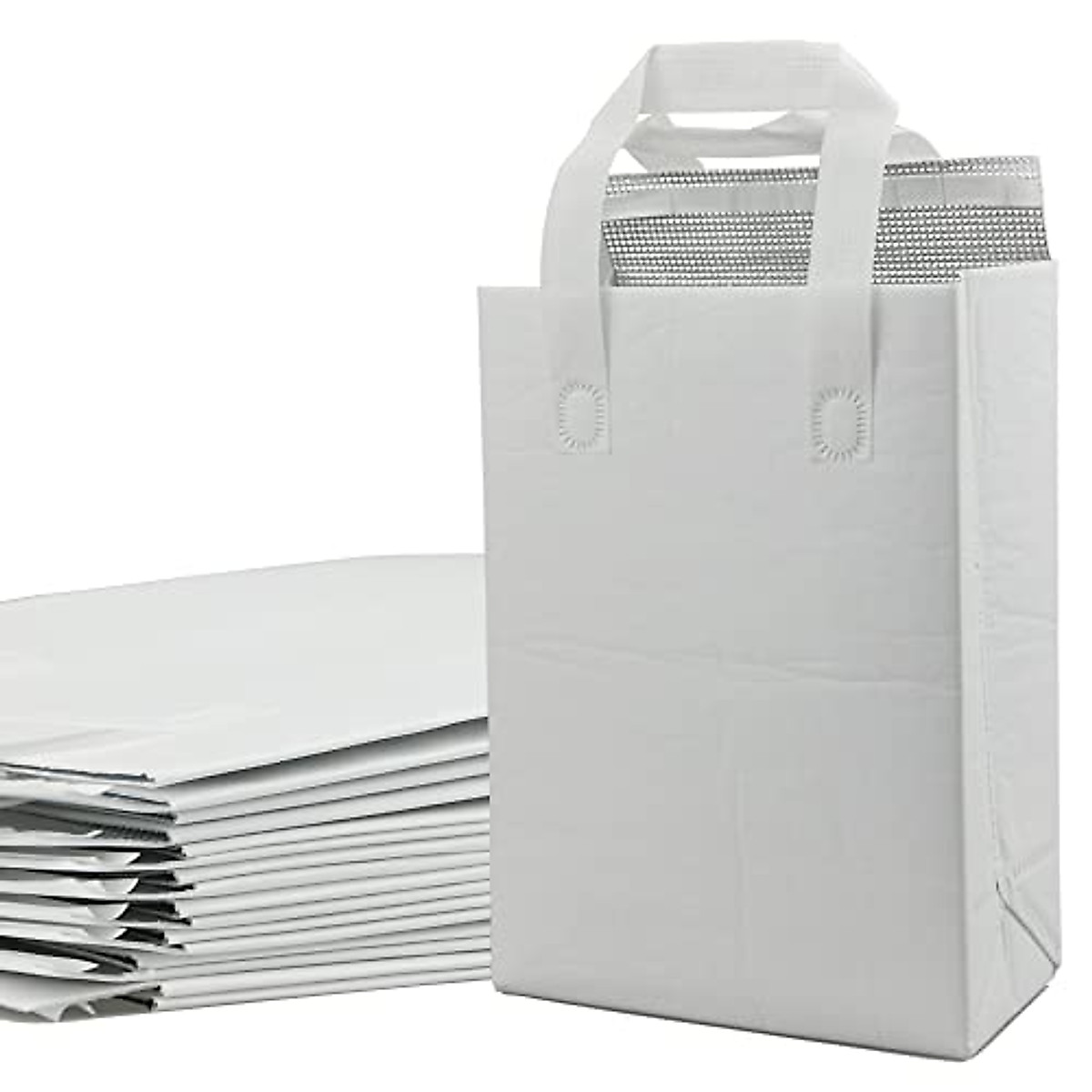 AIVYGDEN Insulated Take Out Bags,Thermal Insulation Food Bag for Coffee,Milky Tea,Take-away Dinner,Fresh Seafood,Cold or Warm Food drive for Restaurant, Retail Store or Picnic/BBQ