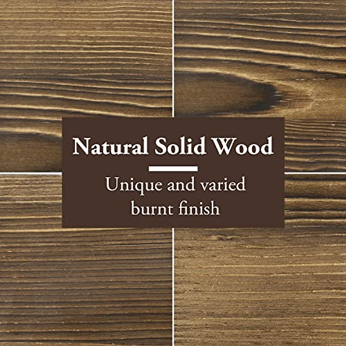 MyGift 3-Tier Rustic Burnt Dark Brown Wood Cake/Dessert Display Riser Stands with Chalkboard Panels