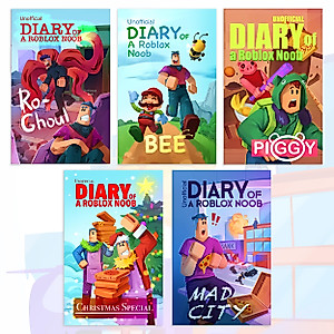 Robloxia Kid Diary of a Roblox Noob (Part 1): 5 Video Game Adventure Stories - Independent & Unofficial Roblox Series for Boys & Girls