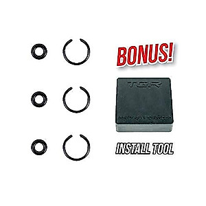 TOOLGUY REPUBLIC 3/8" Impact Retaining Ring Clip with O-Ring fits Milwaukee Type Wrenches - 3 Sets
