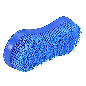 Camidy Silicone Brush for Horse Cleaning,Pet Grooming Massage Brush Ergonomic Horse Comb