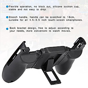 Universal Mobile Gamepad Holder 3 in 1 Portable Smartphone Gamepad Controller Mini Joystick Game Handle Grip Controller for 4.5inch to 6.5inch Mobile Phone