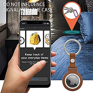 [2 Pack] SZJCLTD Waterproof Airtag Keychain for Apple Airtag, Full-Body Protective Airtag Holder, Airtag Dog Collar Holder, Airtag Case for GPS Tracker Air Tag (Black+Green)