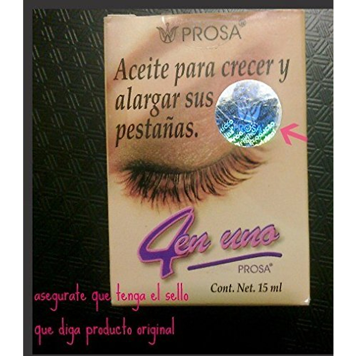 PROSA 4 en uno aceite para crecer y alargar pestanas-oil treatment to grow and lengthen eylashes