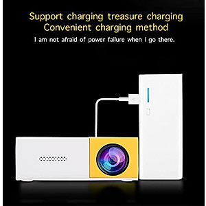 Home Mini Led Portable Smart Pocket Cinema Video Projector YG300 (MP20)
