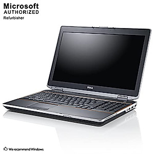 Dell Latitude E6520 15.6 Inch Business Laptop, Intel Core i5-2410M up to 2.9GHz, 8G DDR3, 500G, DVD, WIFI, Bluetooth, VGA, HDMI, Win10 Pro 64 Bit Multi-Language Support EN/FR/SPA (Renewed)