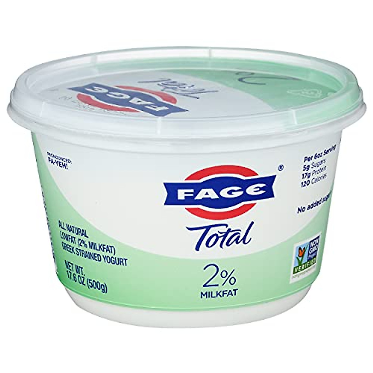 FAGE Total Greek Yogurt, 2% Reduced Fat, Plain, 16 oz