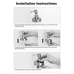 Mkono Mason Jar Bathroom Accessories Set White Mason Jars Bathroom Organizer Include Liquid Soap Dispenser,Cotton Swab,Tissue,Toothbrush Holder,Rustic Country Countertop Fall Decor 5 Piece, White