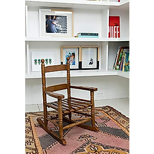 Jack-Post KN-10N Classic Child's Porch Rocker Natural Laquer Oak