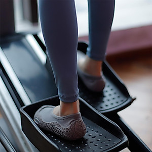 JiuQing Womens Barefoot Sock Shoes Fitness Cross-Trainer Shoes Portable Comfortable for Gym Yoga Water Sports,Gray,8