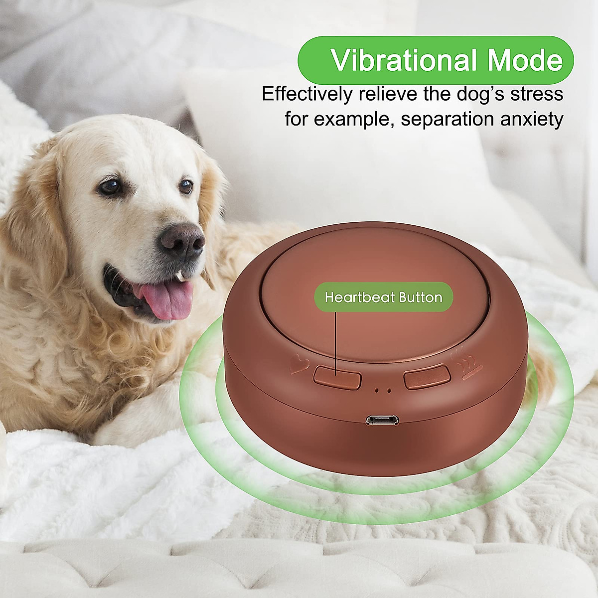 Moropaky Heartbeat Toy Warm Heat Heartbeat Stuffed Animal for Dog Anxiety Relief Toy Dog Calming Toy for Puppy Behavioral Aid Training Sleep Aid Puppy Soothe Cuddle Comfort Toy, Black & White