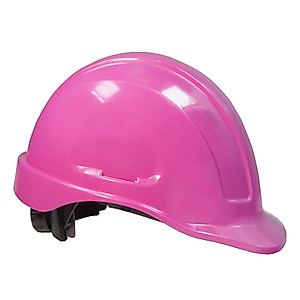 JORESTECH Safety Hard Hat Pink HDPE Cap Style Helmet with 4-Point Adjustable Ratchet Suspension for Work, Home, and General Headwear Protection ANSI Z89.1-14 Compliant HHAT-01