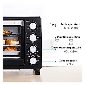 MODADA Home electric oven with convection function oven, 35 liters 1500 large capacity multifunctional automatic oven baking cake four baking positions small household 60 minutes timer convection tabl