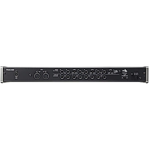 Tascam US-16x08 Rackmount USB Audio/MIDI Interface with Pro Headphone and Pair of EMB XLR Cables and Gravity Magnet Phone Holder Bundle