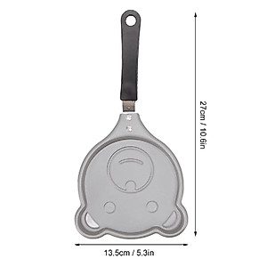 TOPINCN Mini Egg Pan, Nonstick Egg Frying Pan Omelet Pan Innovative Korean Breakfast Pot DIY Mini Breakfast Pan Small Egg Pancake (Bear)