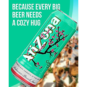 BeerSkin Skywin Silicone Can Sleeve- 3 Pack 24 oz (710ml), Silicone Can Cover, Soda Can Sleeve, Hides Can by Disguising as a Can of Soda (Green Tea)