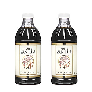 Signature Pure Vanilla Extract, Deep, Rich Flavor and Aroma , Total Net Weight: 16 fl oz (473 ml) - Pack of 2