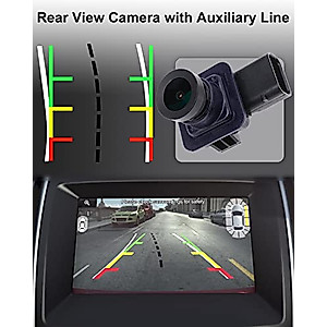 Backup Camera Rear View Camera, Park Assist Camera Compatible with Ford Edge 2011-2015, Reverse Cameras Replaces Number BT4Z-19G490-B, FL1T-19G490-AC