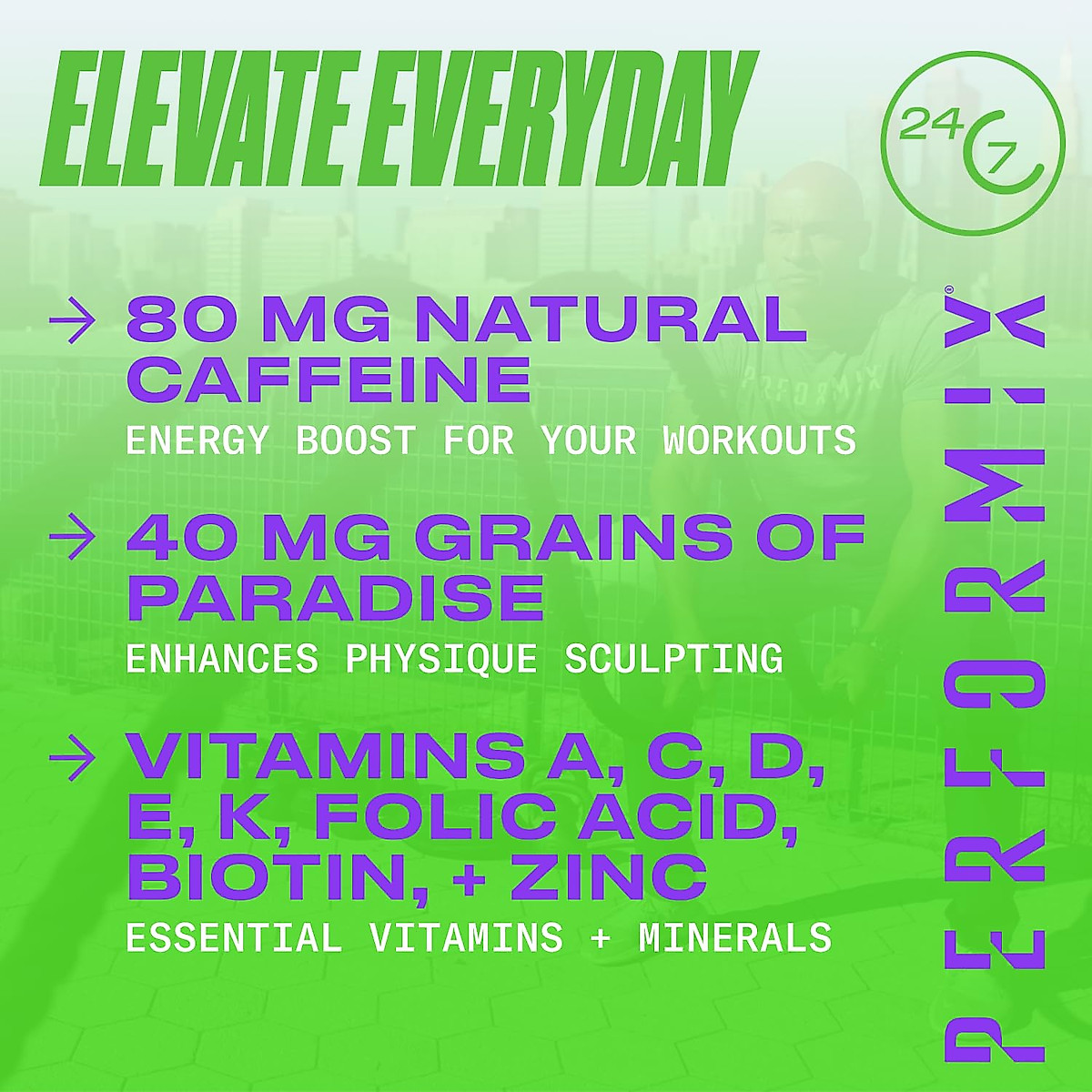 PERFORMIX - SST Multi+ Multivitamin - Natural Energy - Timed-Release - Immune System & Metabolic Support - Weight Goals - Caffeine, Biotin, Vitamin A, C, D, E, B6 & B12 - Women & Men - 60 Count