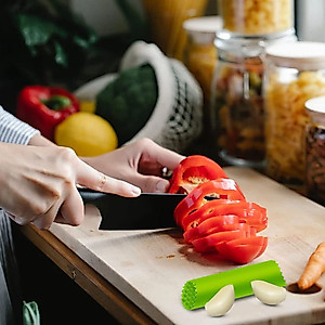 Garlic Peeler Silicone Garlic Skin Remover Roller Garlic Tube Rollers Skin Remover, Garlic Roller Peeling Tube Tool for Useful Kitchen Tools (Green)