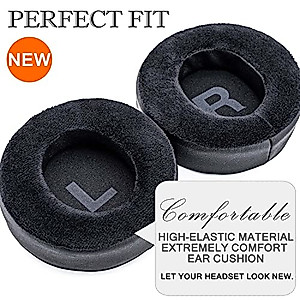 Sixsop Replacement Earpads for Fidelio X2HR X1S X2 X3 Over-Ear Headphones Hybrid (PU/Velour)