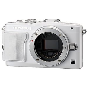 Olympus Pen Lite E-PL6 Digital Camera Body Only (White)