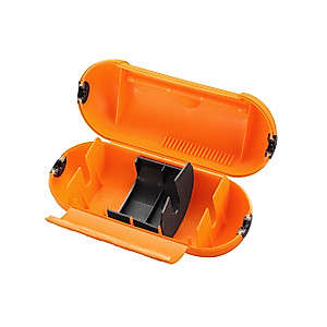 Masterplug SPTO-MS Splash-Proof Outdoor and Indoor Plug and Socket Cover, 21 x 8.5 cm, Orange