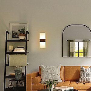 FelRelWel Rechargeable Wall Sconces,2 PCS Modern Acrylic Bedside LED Wall Lamps for Living Room Bedroom Hallway,USB Rechargeable Battery Operated Cordless Night Light,Touch Control,Warm Light Dimmable