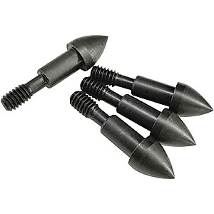 ZSHJGJR Archery Arrow Field Points 60 Grain Bullet Point Arrow Tips Screw in Broadheads for Hunting Shooting Partice 12/24 Pieces (12Pieces)