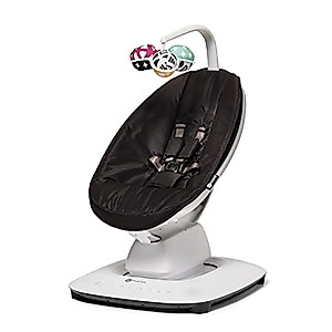 4moms MamaRoo Multi-Motion Baby Swing, Bluetooth Enabled with 5 Unique Motions, Black