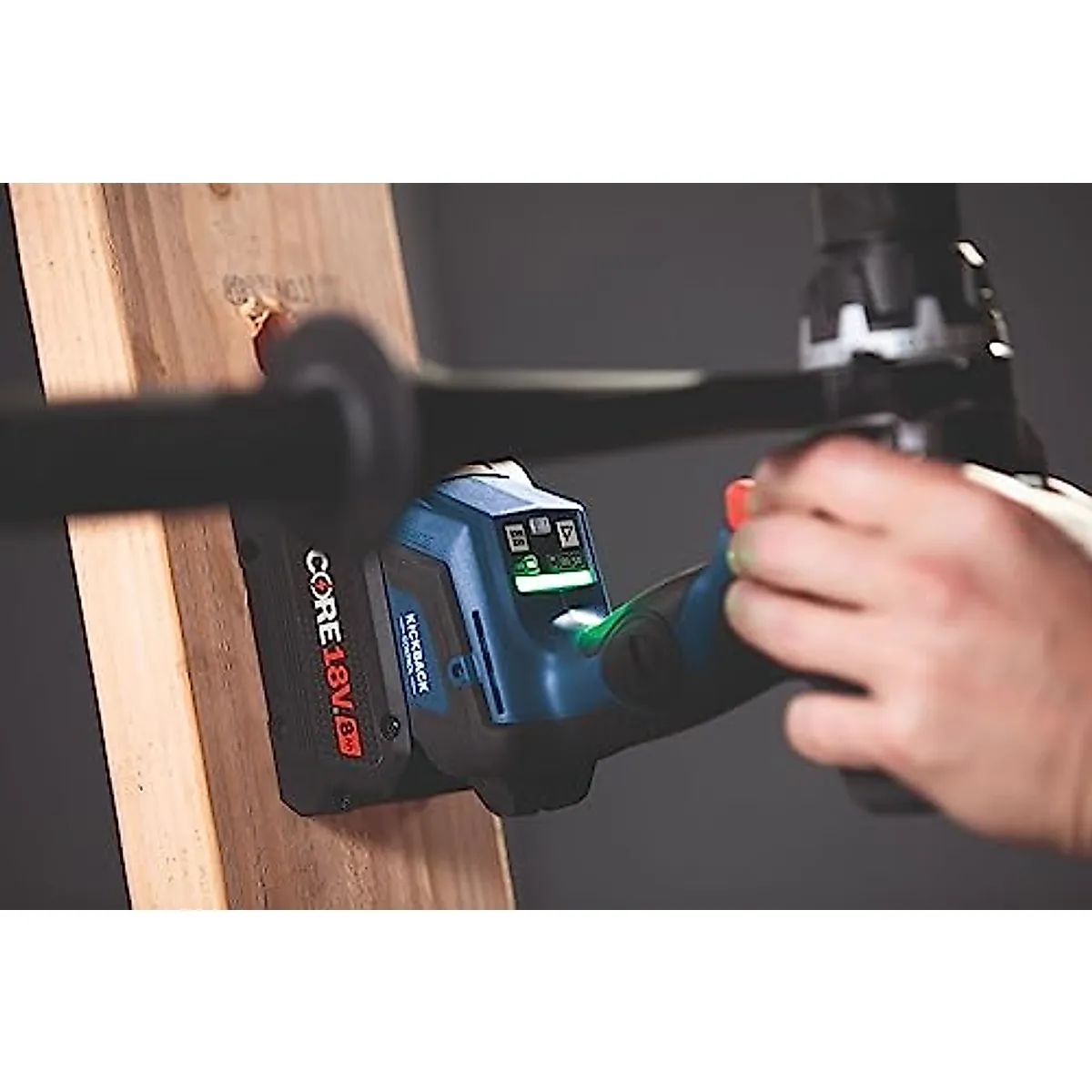BOSCH GXL18V-260B26 18V 2-Tool Combo Kit with 1/2 In. Hammer Drill/Driver, 1/4 In. and 1/2 In. Two-In-One Bit/Socket Impact Driver, (1) CORE18V 8 Ah Battery and (1) CORE18V 4 Ah Battery