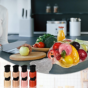 Layhit 32 Pcs Squeeze and Lock Bread Bag Clips Plastic Reusable Closure French Fry Bag Clips Non Slip Grip for Snack Frozen Food Fruit Storage, 2.3 Inch