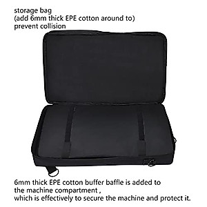 AZTOPA Travel Carrying Case Fits DDJ-FLX4 Controller, Protector Bag Backpack Compatible with Pioneer DDJ-SB3 DDJ-400 DDJ-FLX5 DJ Controller - Padded Shock-absorbing Material, Enhanced Protection