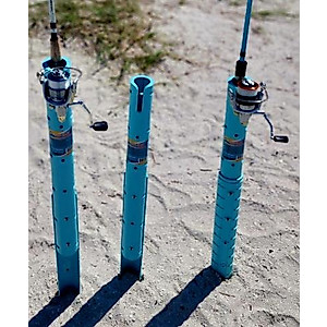 Adjustable Sand Spike Rod Holder-great for surf, bank, beach fishing, from 24" expand to 44"