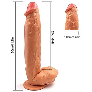 7.1 inches Hidden Packing Silicone Suction Cup Realistic Classic Dick Wand with Strong Suction Cups for Men and Women or Men's and Women's Games-N75
