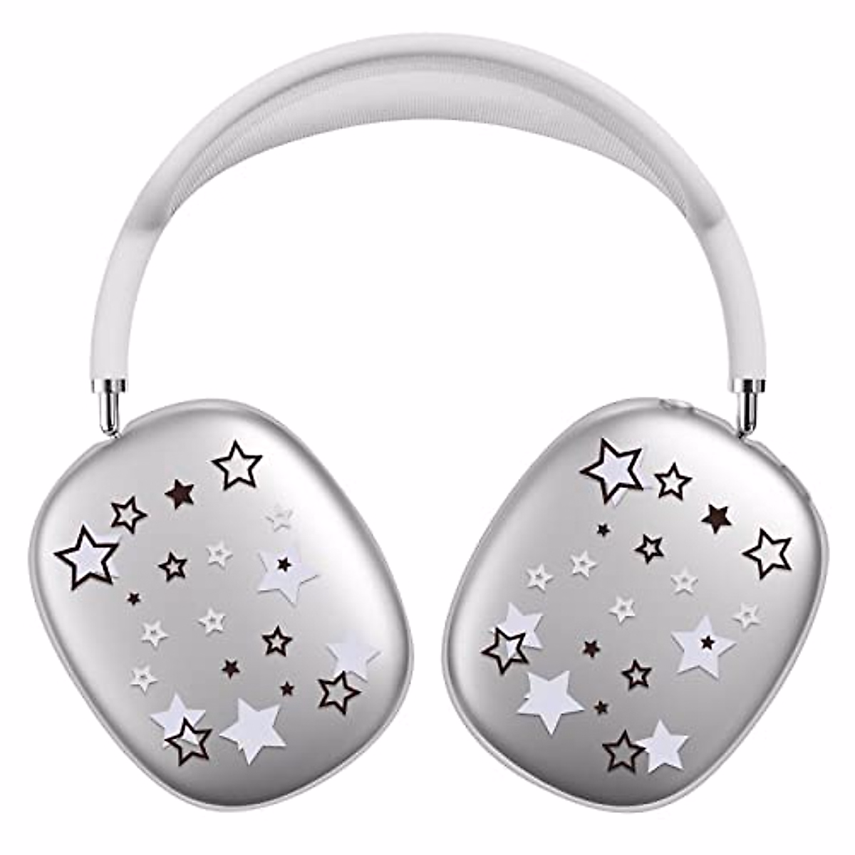 AIIEKZ Case Cover for AirPods Max, Painted Soft TPU Anti-Scratch Protective Ear Cups Case for Apple Airpods Max Headphones (Stars)