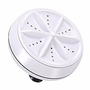 Mini Ultrasonic Washing Machine Portable Turbo Personal Rotating Washer Convenient Travel Home Business Travel Usb(B)