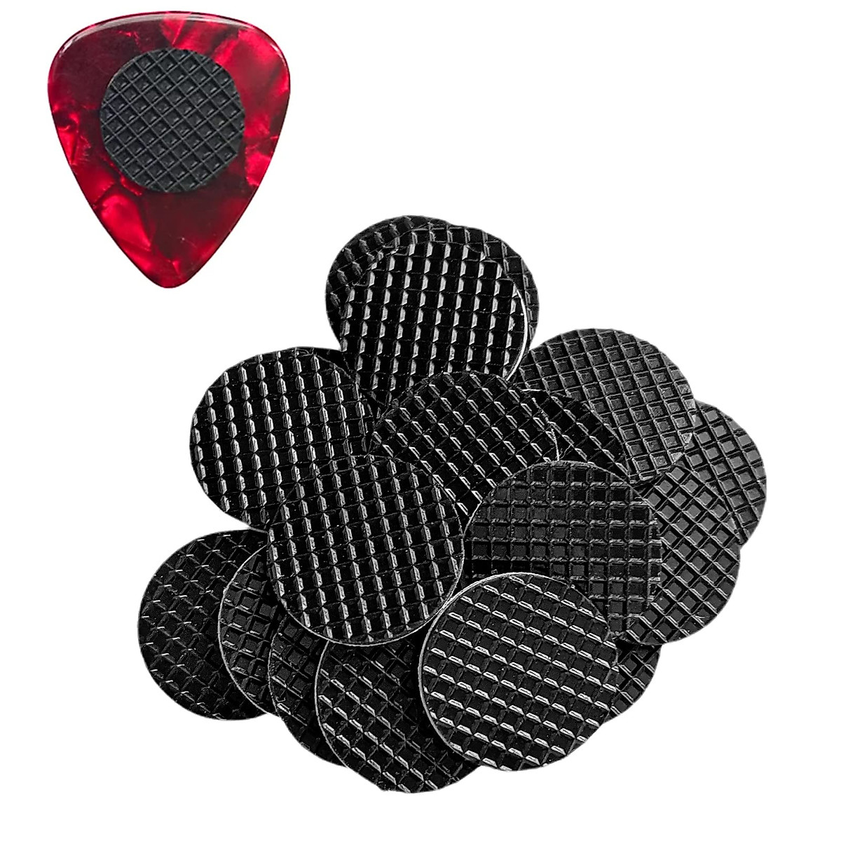 Epic Accessories 20-Pack Grips for Guitar Picks Stop Dropping your Guitar Picks while Playing Non-sticky Stays in your Hand Epic Accessories (comes with grips only)