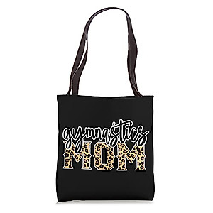 Gymnastics Mom Leopard Print Womens Proud Gymnast Mother Tote Bag