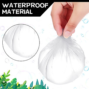 200 Pieces Dog Shower Cap Dog Ear Covers for Bathing Disposable Pet Shower Caps Plastic Overhanging Dog Ear Protection for Shower Cats Ear Drops Guard for Kitten Puppy Small Pets Bath Clear Waterproof