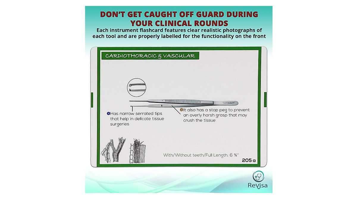 Surgical Instrument Flash Cards for Medical Students