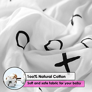 Milky Chic GOTS Fitted Baby Crib Sheet, Breathable 100% Organic Cotton Mattress Sheet for Boys and Girls, Fits Standard Size Mattresses, 52x28x9 inches (White, Pack of 1)