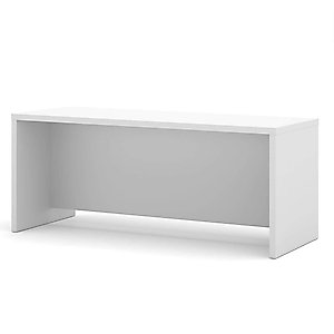 Bestar Pro-Linea Desk Shell, 72W, White