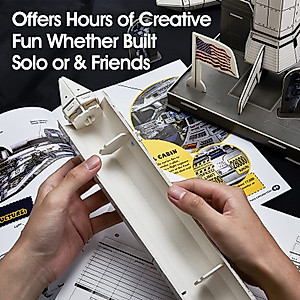 3D Puzzles for Kids Ages 3-5 4-8 National Geographic NASA Space Shuttle Rocket Ship, Space Toys for Kids 3-5 Space Toys for Boys 5-8, Space Exploration with Booklet, Toys for 5 Year Old Boys Girls