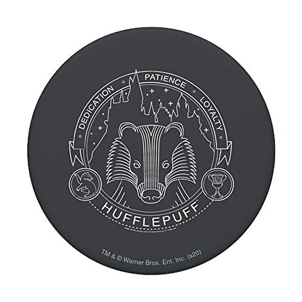 Harry Potter Hufflepuff Badge PopSockets Swappable PopGrip
